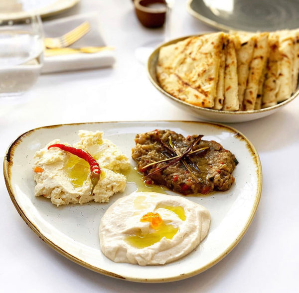Gourmet Dips platter by Maria at Aristotle's restaurant, Sydney ...