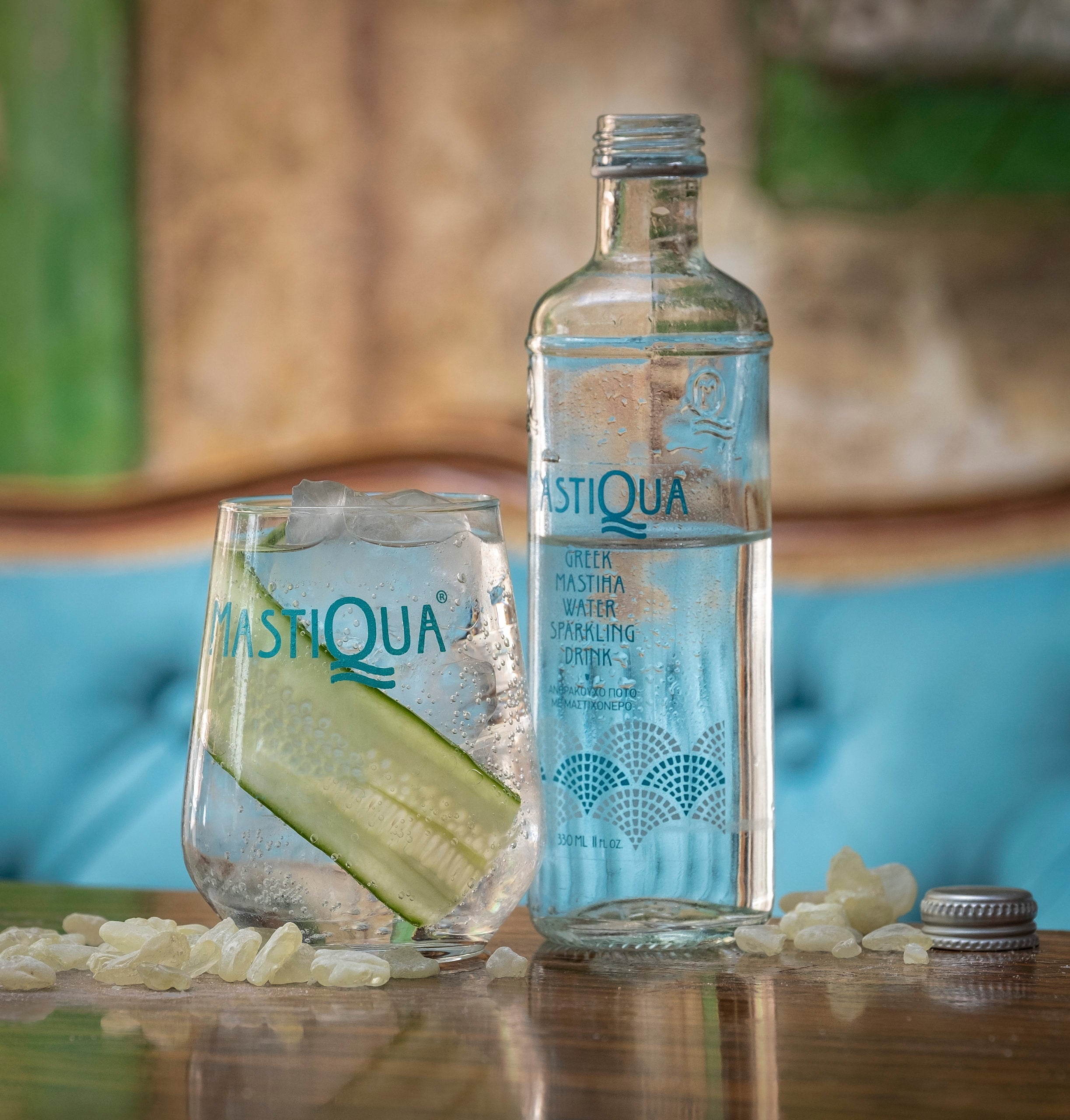 Sparkling Water with Mastic Gum / Mastiha - Mastiqua, 330ml – Grecian ...