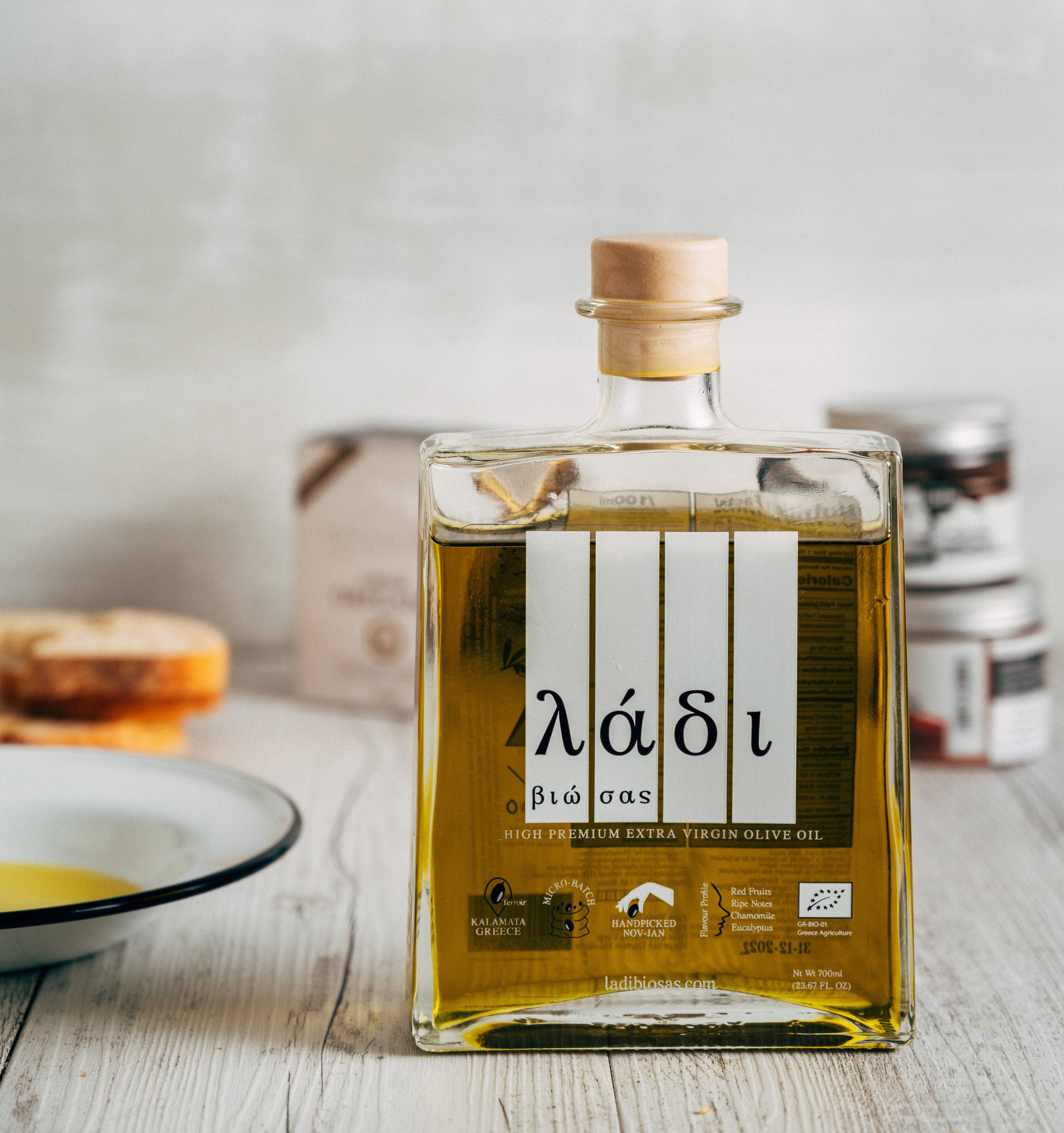 Organic Ultra Premium First Harvest Extra Virgin Olive Oil - Ladi Bios ...