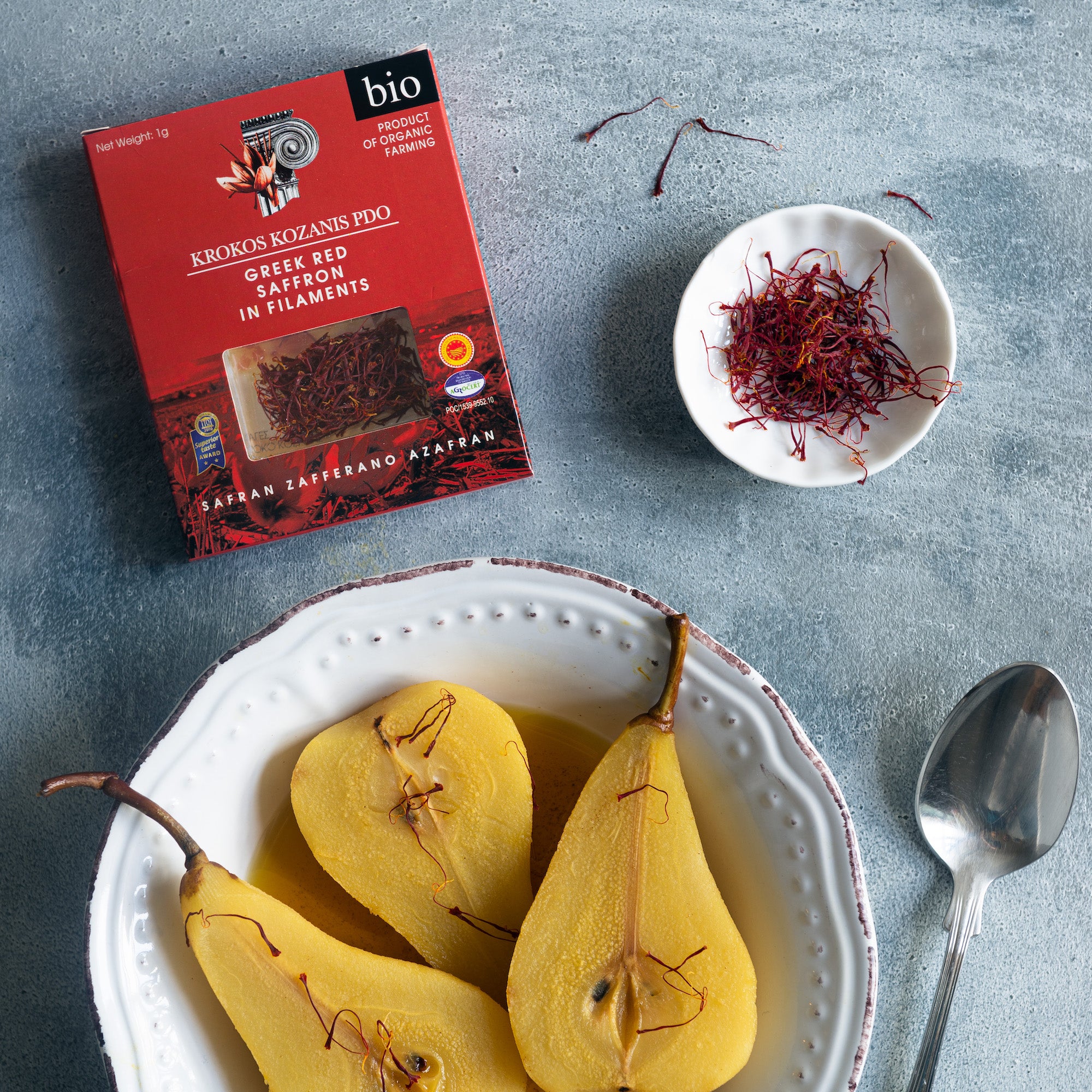 Organic Red Saffron stigmas / filaments – Grecian Purveyor