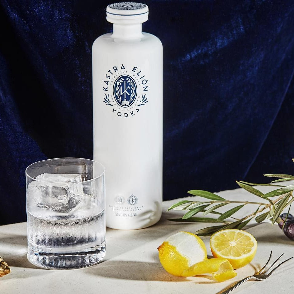 Premium Greek Vodka From Olives, 750ml | KASTRA ELION – Grecian Purveyor